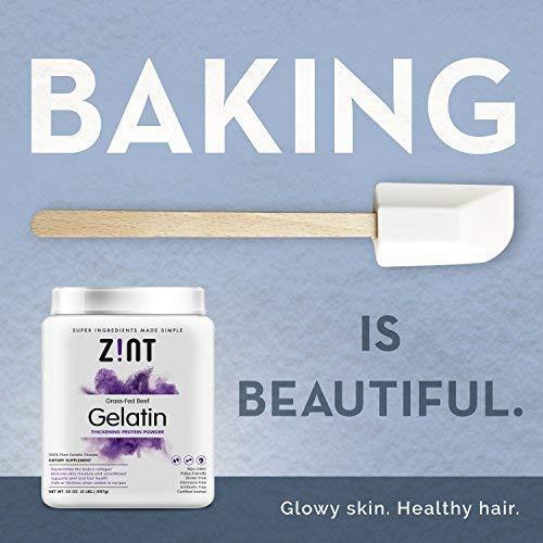 Zint Premium Beef Gelatin Powder - 32 oz (907 g) | Natural Thickening ...