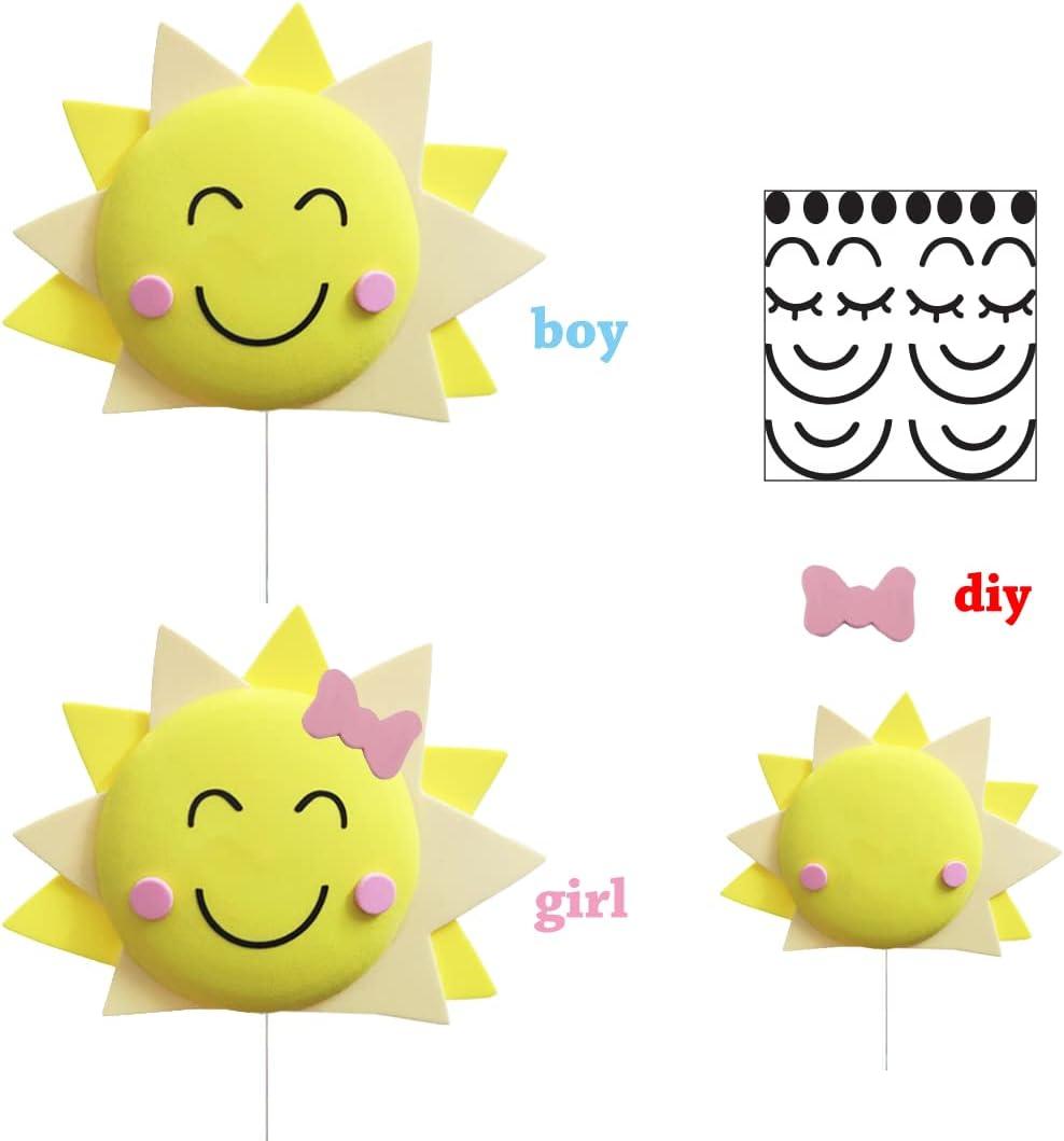 Sun Cake Topper with Sun Smile Face Could Cake Topper for You Are My ...