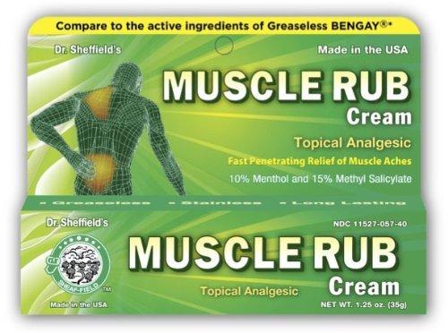 1.25oz Analgesic Muscle Rub - Fast-Acting Pain Relief Formula