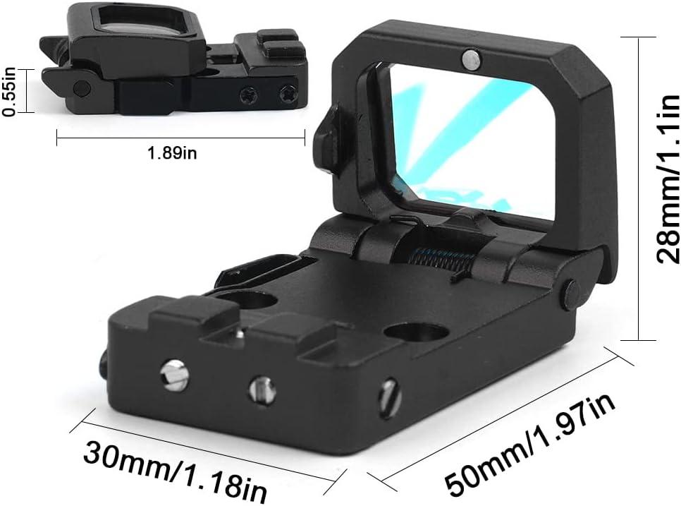Red Dot Compact Flip Reflex Sight for Outdoor Hunting - Black | Buy Now ...