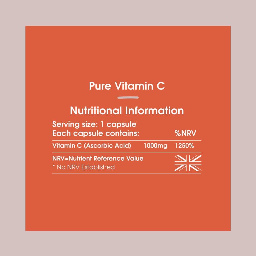 Innopure Vitamin C Capsules 1000mg - No Fillers or Binders - 90 ...