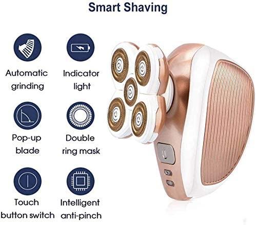 Painless Rechargeable Electric Razor for Women - Waterproof Cordless ...