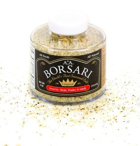 Borsari Seasoned Salt Combo - Original & Cracked Pepper Seasonings ...