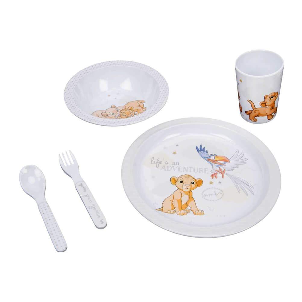 Disney Learning to Eat Set for Babies & Toddlers - 5 Piece Simba ...