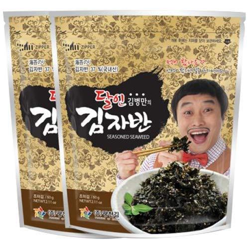 Kwangcheonkim Seasoned Seaweed Flakes 2 Packs x 60g - Premium Roasted ...