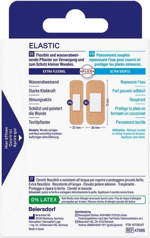 Buy Hansaplast Elastic Pflasters - Flexible Bandage for Joints ...