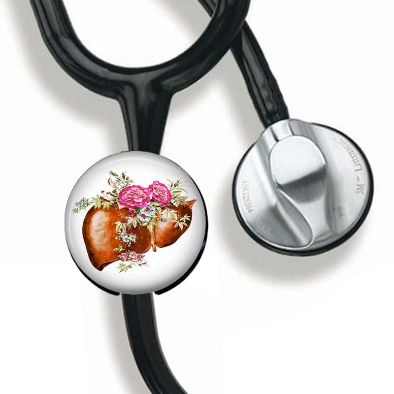 Customized CHNLML Stethoscope Name Tag - Nurse & Doctor ID Tag (Liver ...