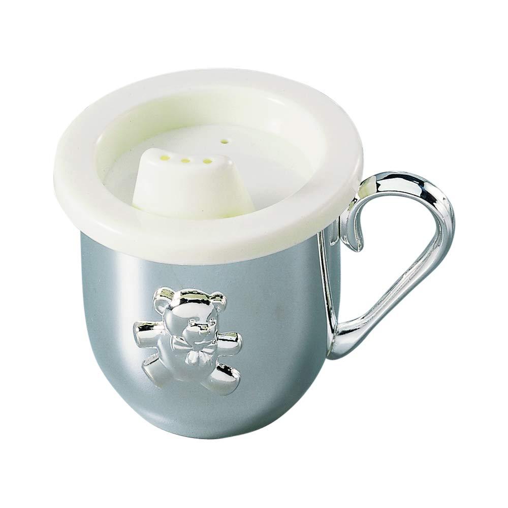Silverplated Baby's First Sippy Cup - 5 oz Capacity with Teddy Bear ...