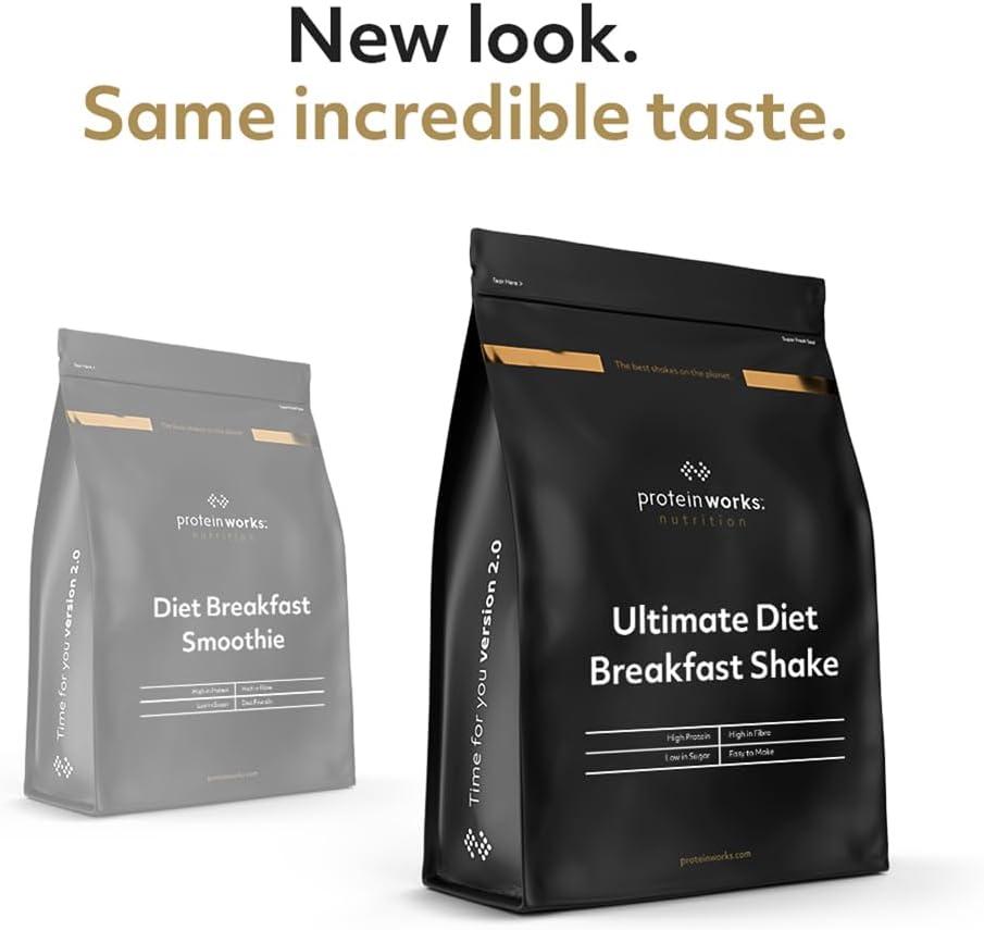 Protein Works Ultimate Diet Breakfast Shake | Low Calorie & High ...