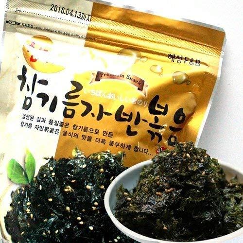Korean Premium Roasted Sea Salted Seaweed Laver Snack 50g - Pack of 2 ...
