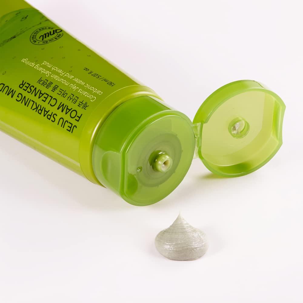 Nature Republic Jeju Sparkling Mud Foam Cleanser 150g - Deep Cleansing ...