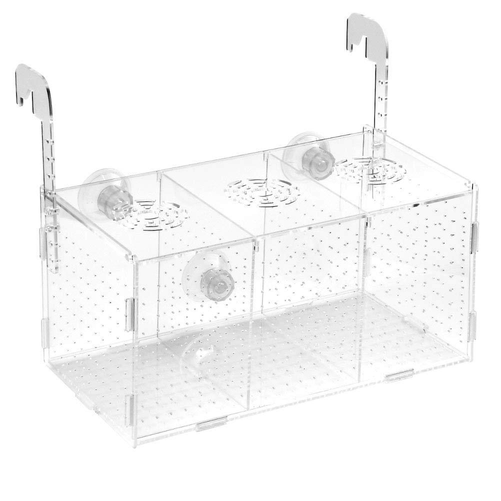 ATPWONZ Fish Breeding Box - Acrylic Isolation Aquarium Hatchery for Fry ...