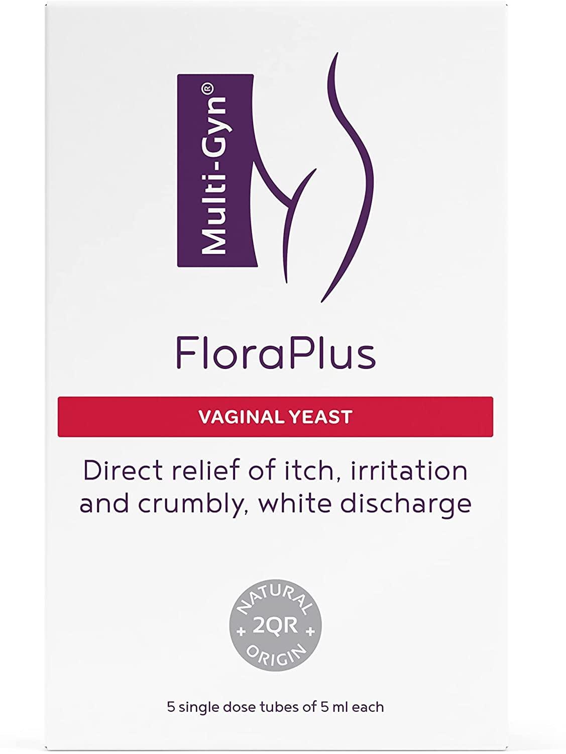 Multi-Gyn FloraPlus Treat Vaginal Yeast Symptoms - Prebiotic Vaginal ...