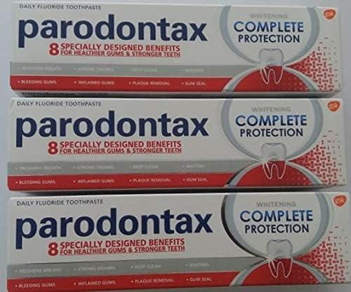 Parodontax Complete Protection Whitening Toothpaste Set - 3 x 75ml ...