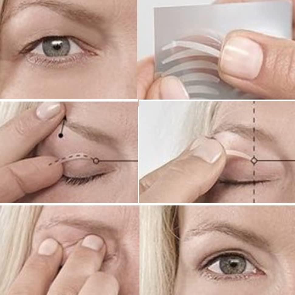 XXL Lashes Lid-up Strips - 120 Pcs Eyelid Tightening Tapes for Drooping ...