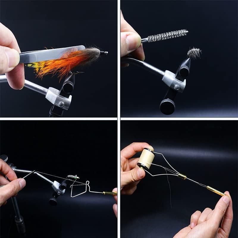 6PCS Fly Tying Tools Combo Set - Complete Fly Tying Kit & Materials