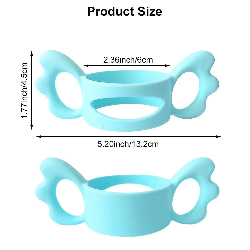 Silicone Baby Bottle Handles - Wide Neck Design for Easy Feeding ...