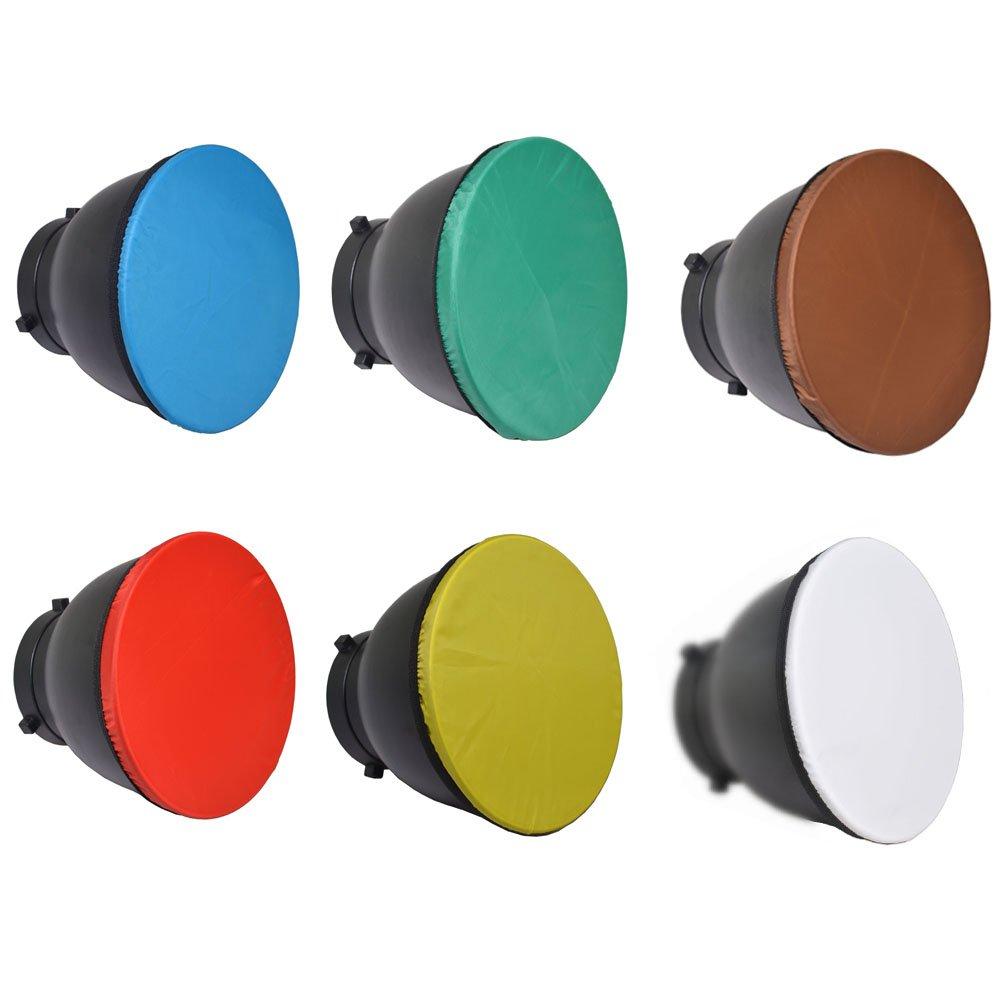 Bestshoot 6-PACK 7 180mm Light Diffuser Sock for Studio Strobe ...