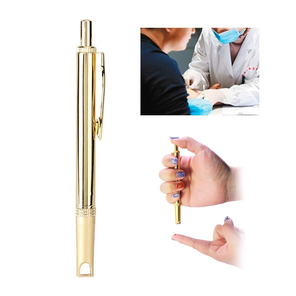 Blood Lancet Pen Pure Copper Blood Lancing Pen Cupping Acupuncture ...