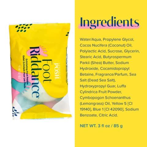 Perfectly Posh Foot Riddance Exfoliating Foot Pebble Soap Bar - Smooth ...