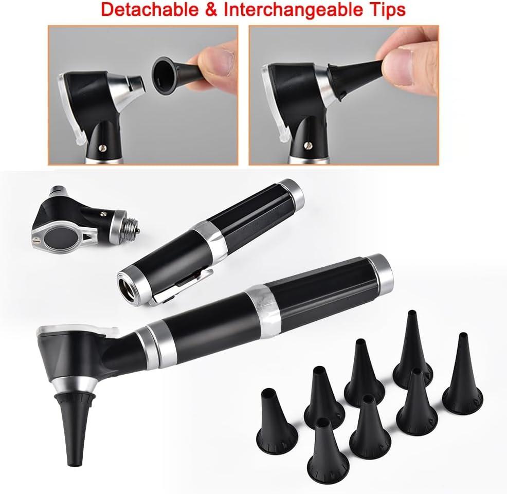 Jiusion Original 4 Pack Otoscope Speculum Tips - 2.5mm 3mm 5mm for 3x ...