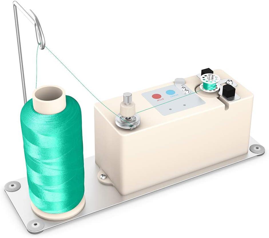 XBA Portable Automatic Bobbin Winder with Thread Stand for Sewing ...