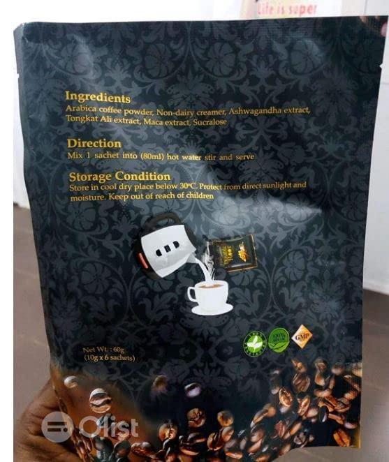 Superlife Double Root Coffee with Tongkat Ali & Maca | ManPower Energy ...