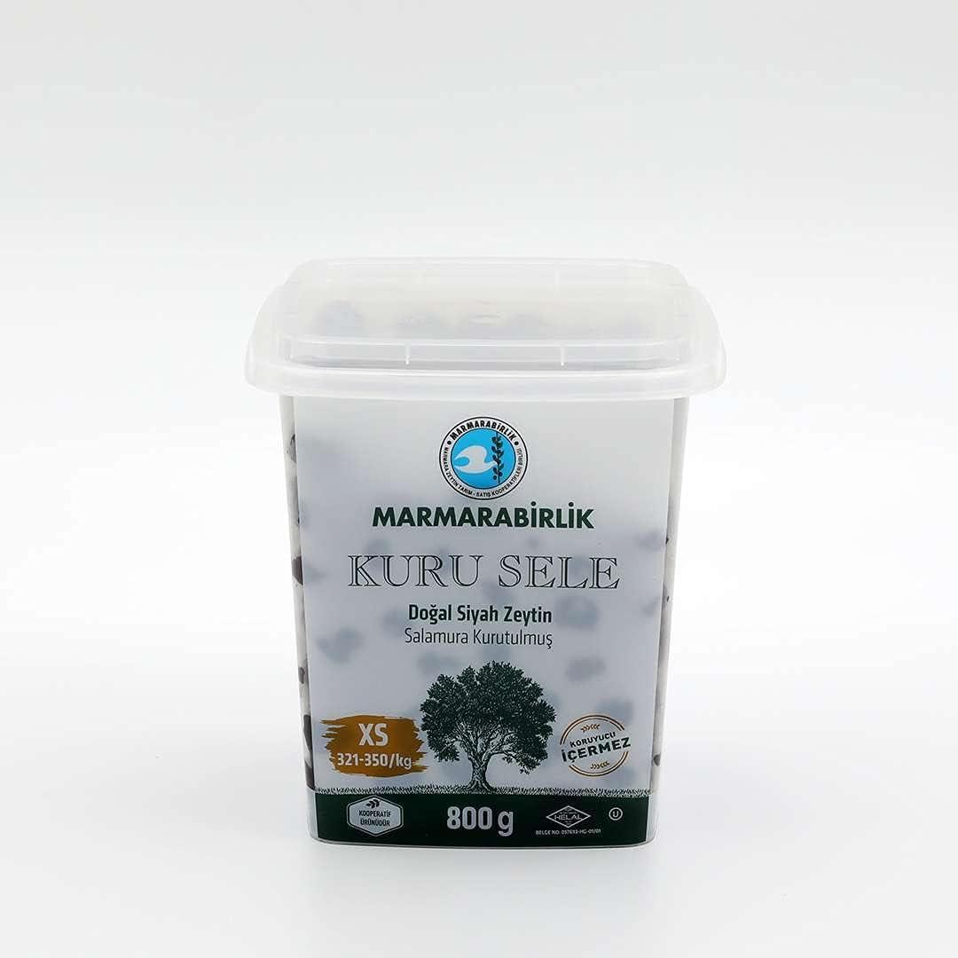 MARMARABIRLIK - Kuru Sele - Natural Dried Black Olives XS - 800g Olive ...