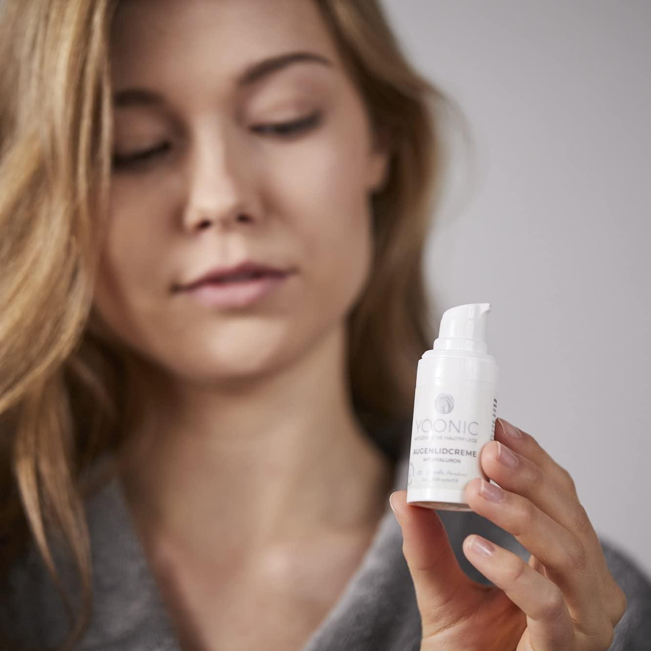 Yoonic Eyelid Cream with Hyaluron & HGA Complex | Hypoallergenic Day ...