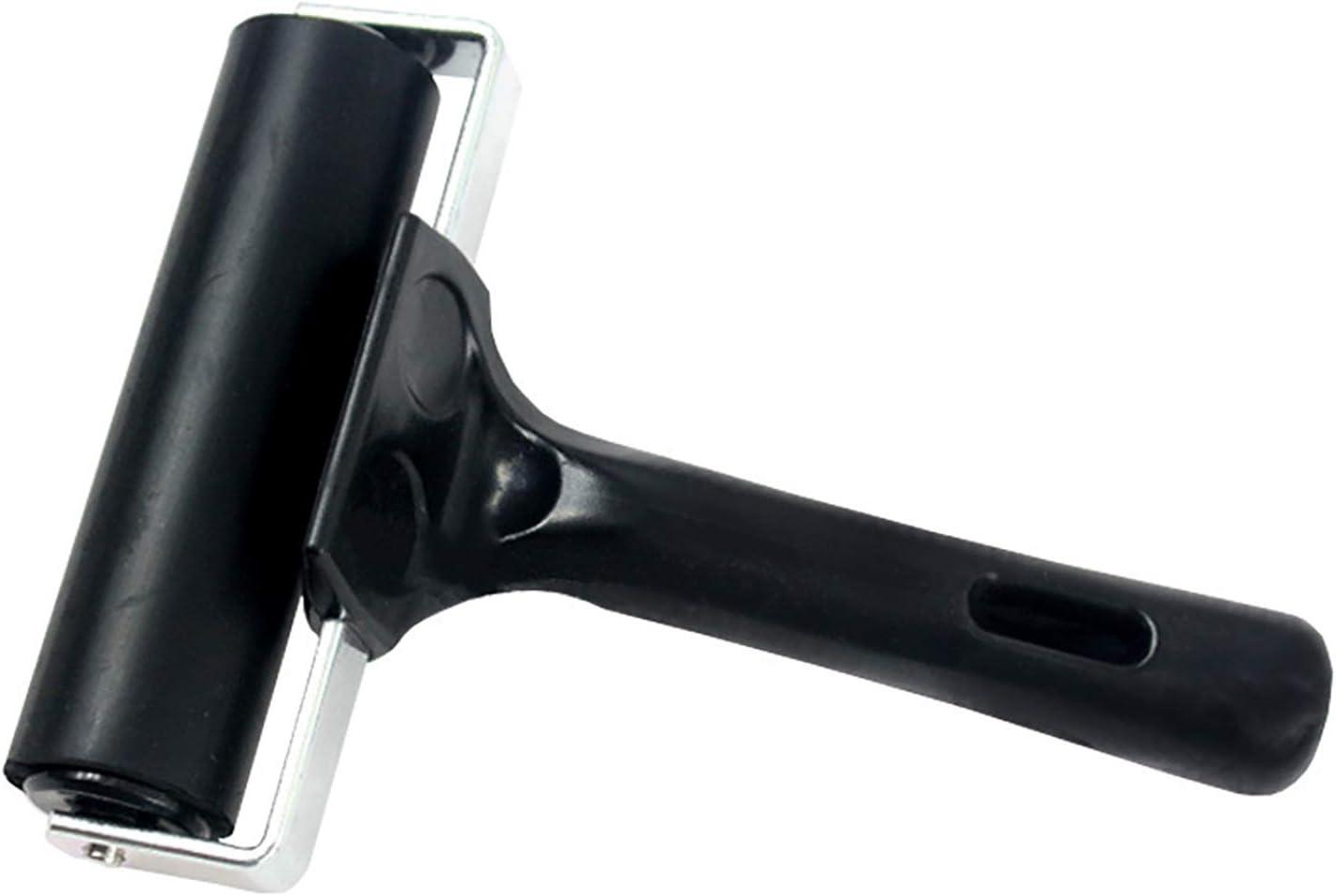 Yesland 4 Pcs Brayer Roller Set - Black Rubber Rollers for Printmaking ...