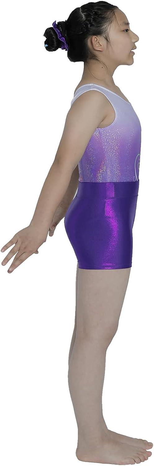 Aosva Girls Gymnastics Leotard | Sparkle Rainbow Athletic Dance Leotard ...