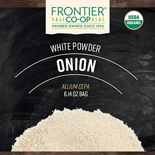 Frontier Co-op Organic White Onion Powder 6.14oz - Premium Quality ...