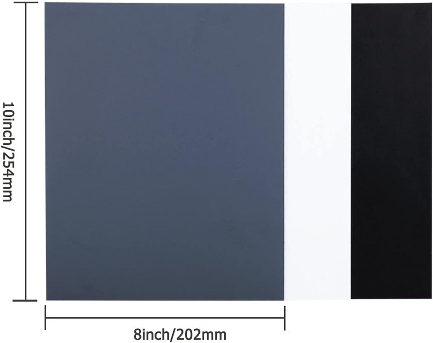 JJC 3-in-1 Pack A4 Size Water Resistant Photography Color Balance Cards ...