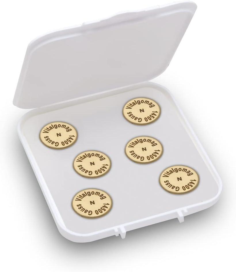 Vitalgomag Titans Premium 25mm Therapeutic Magnets - 14500 Gauss Pain ...
