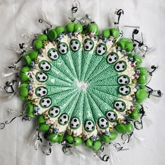 Kids Sweets Football Sweet Cones Footy Candy Chocolate Football Sweets ...