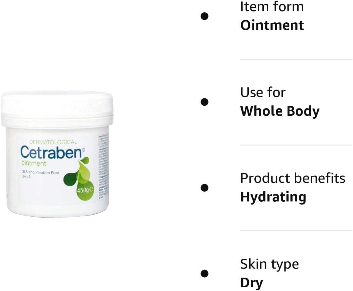 Cetraben Ointment 450g - Fast-Acting Relief for Dry and Itchy Skin ...