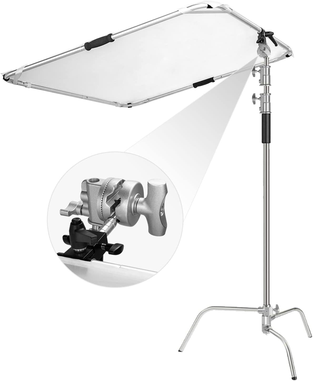 Fomito 39x39 inch Portable Hand-held Scrim Flag Light Reflector Panel ...