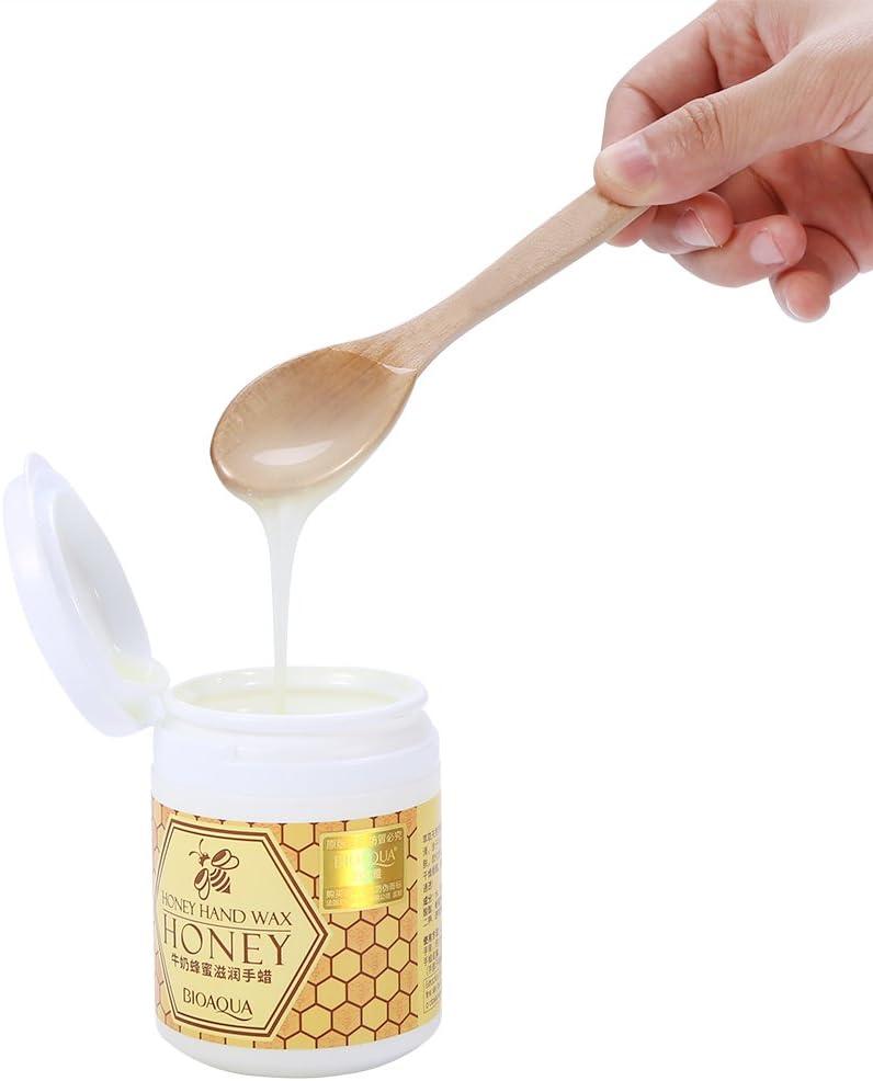 Wax Hand Mask with Natural Honey & Milk - Exfoliating, Hydrating, and ...