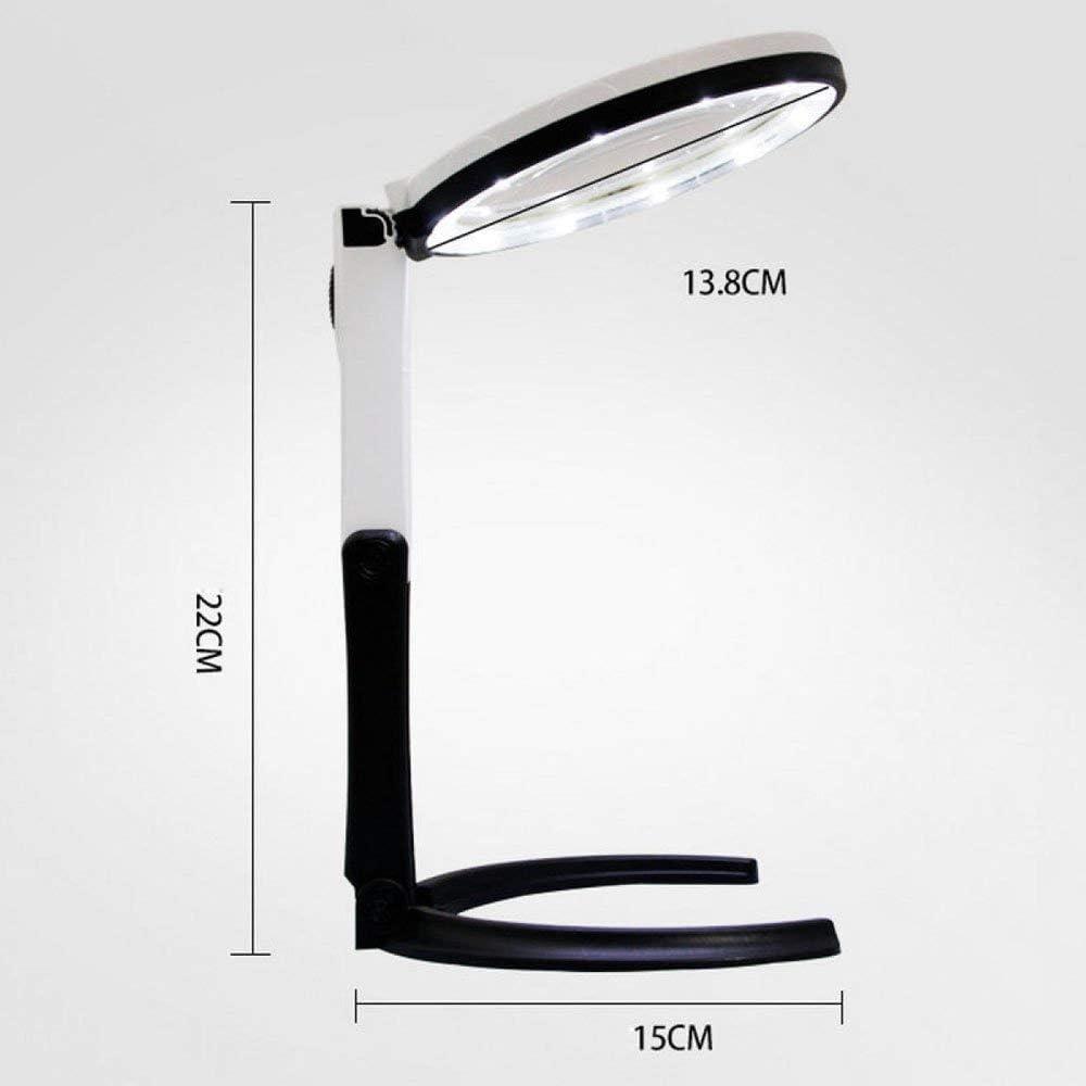 Magnifiers Magnifying Glass Desktop Main Mirror 10X Auxiliary Mirror ...