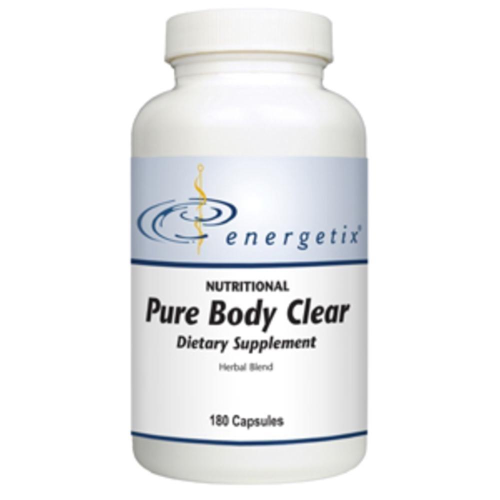 Energetix Pure Body Clear 180 Capsules - Detox and Cleanse Supplement ...