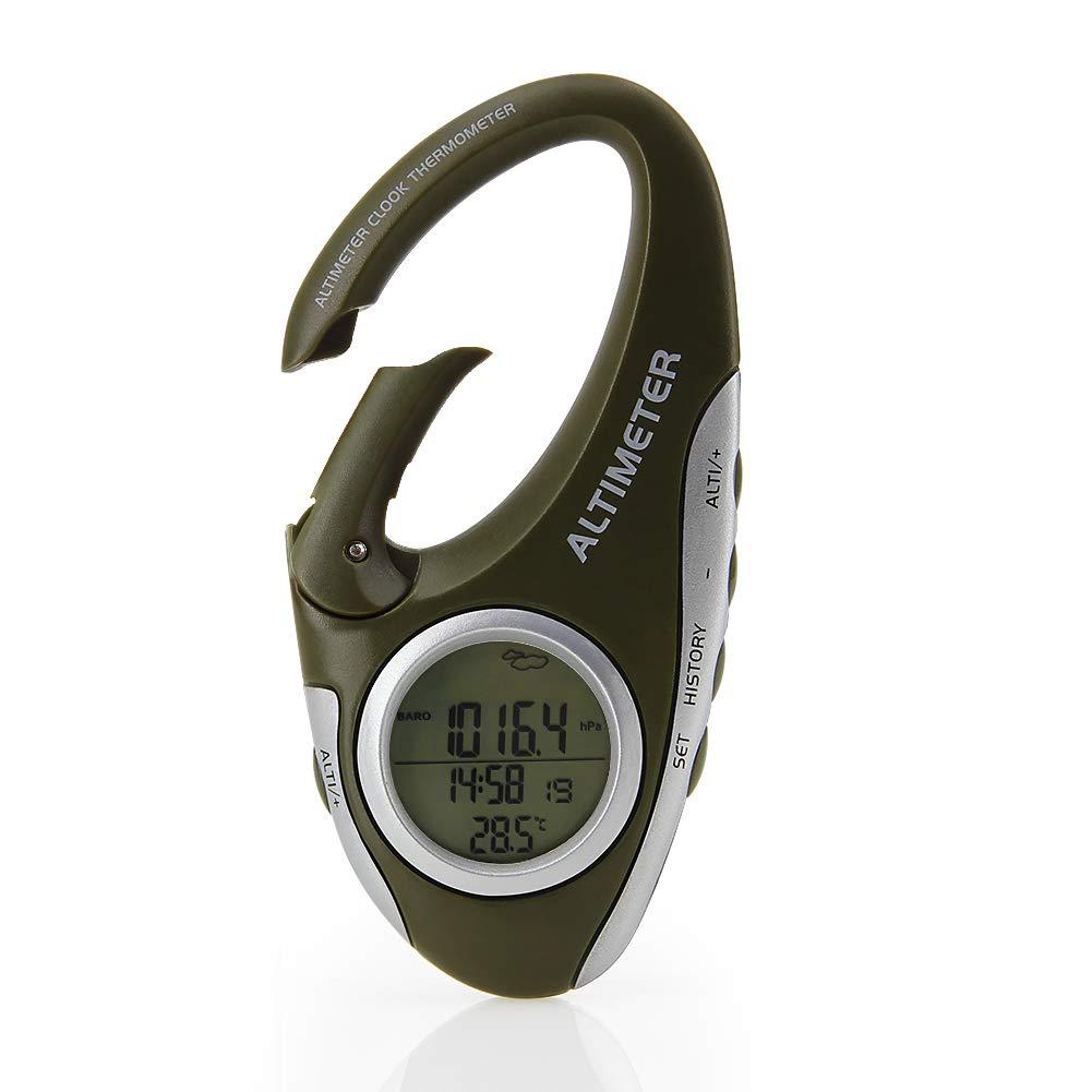 AMTAST Barometer Altimeter Thermometer Metric Altitude Monitor for ...