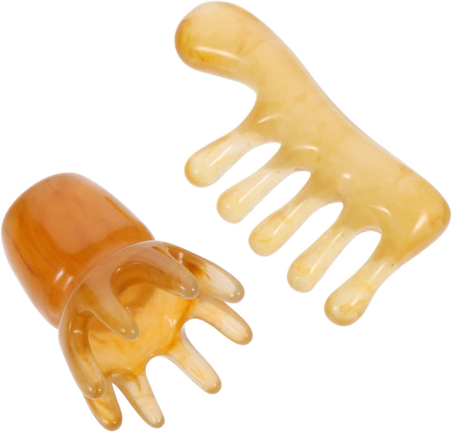 Tovinanna 4-Piece Resin Massage Comb Set | Acupuncture & Gua Sha Tools ...
