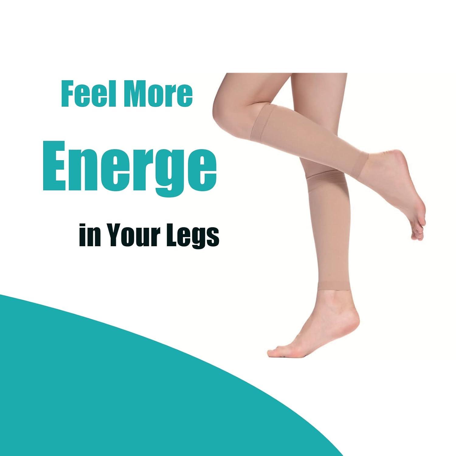 Calf Compression Sleeves Footless Shin Splint Sleeve Leg Calves Guard ...