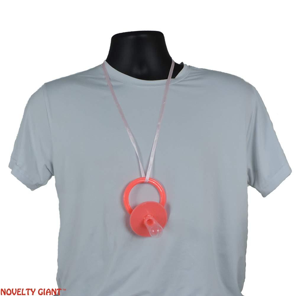 Jumbo Baby Pacifier Pink Costume Accessory - Novelty for Adults - Shop ...