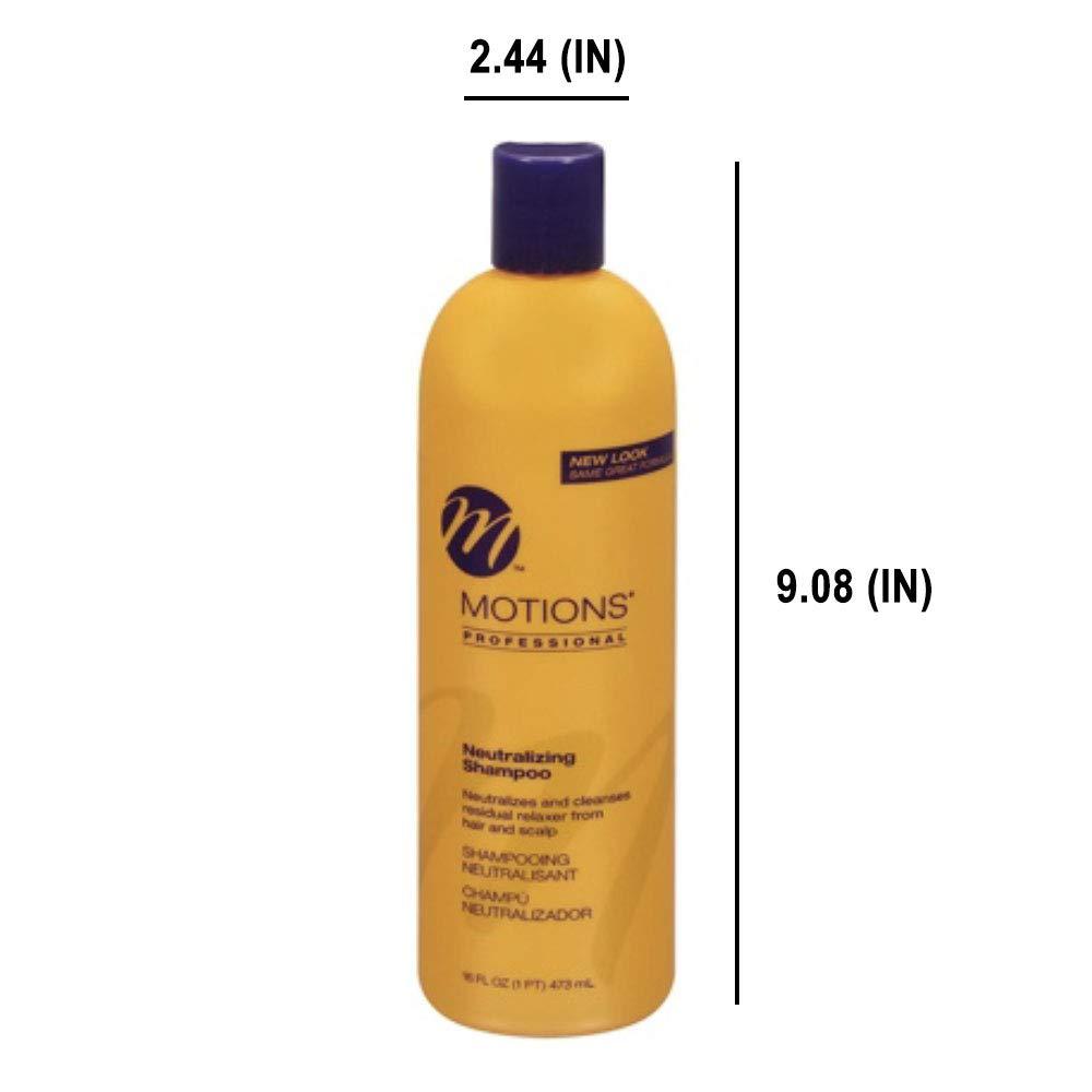 Motions Pro Neutralizing Shampoo 16 Oz - Gentle Formula for Hair Care ...