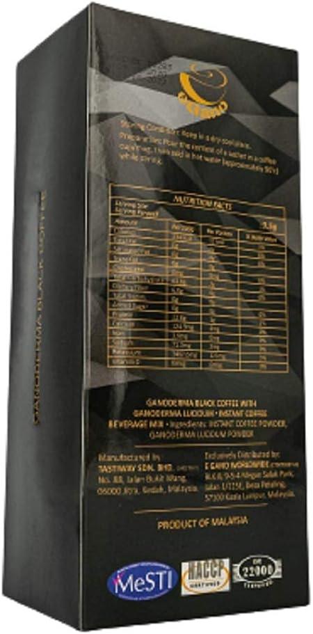 2 Boxes eGano Premium Ganoderma Black Coffee Instant Coffee with ...