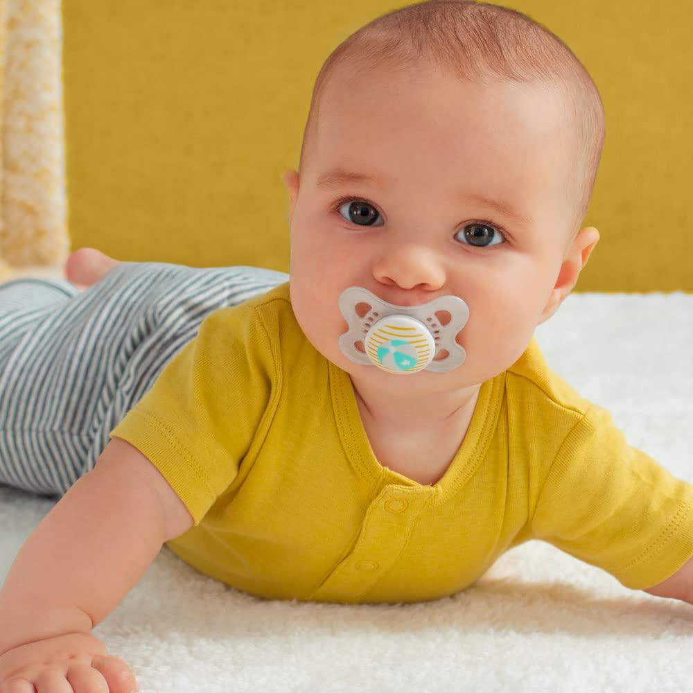 MAM Day & Night Skin Soft Silicone Pacifier Set (0-6 Months) - 4 ...