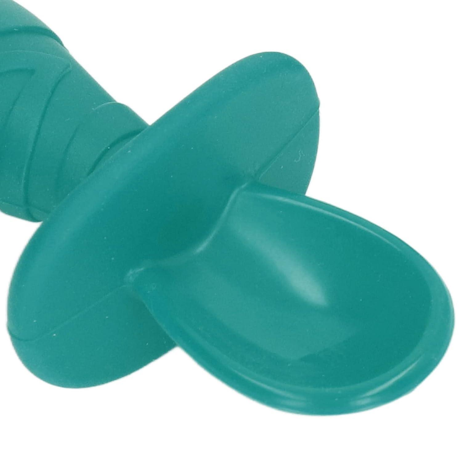 Buy Soft Chewable Silicone Spoon & Fork for Self-Feeding | Anxiety ...