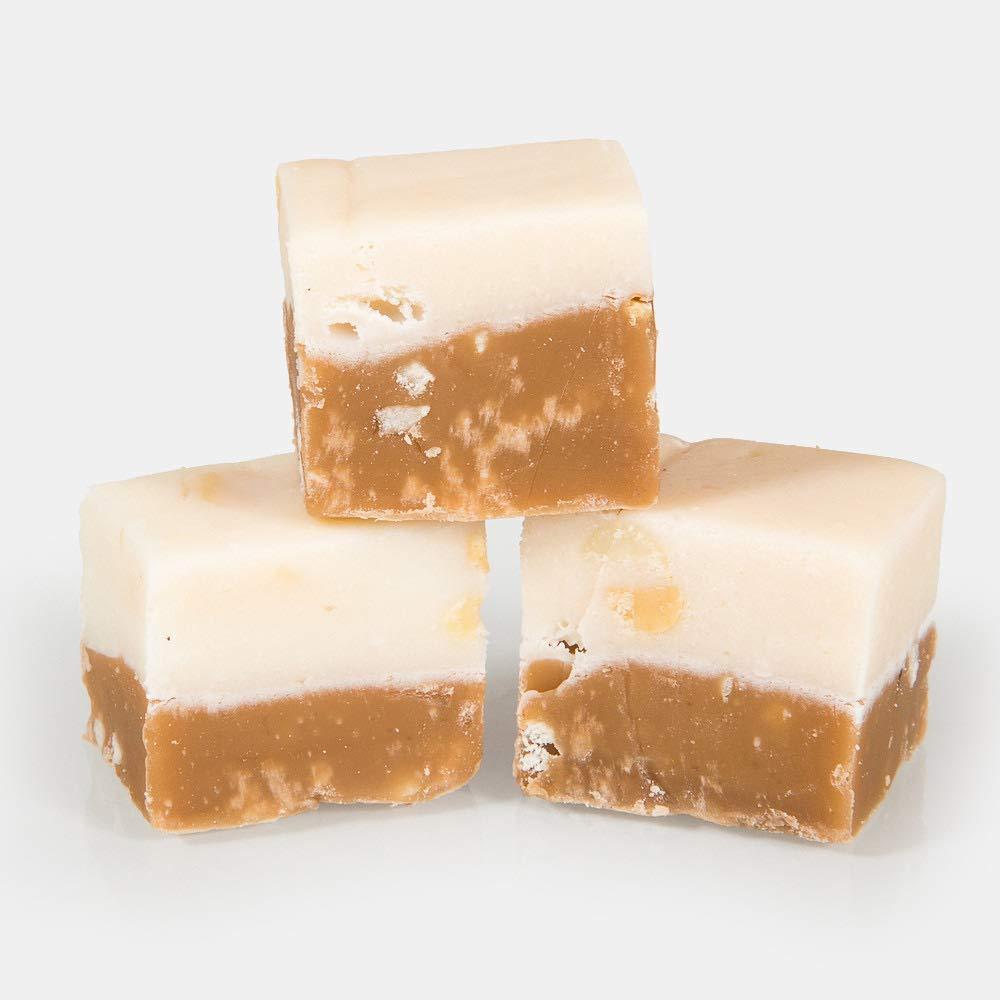 The Fudge Factory Nutty Split Flavour Cubed Fudge and Nougat Tub 2 kg ...