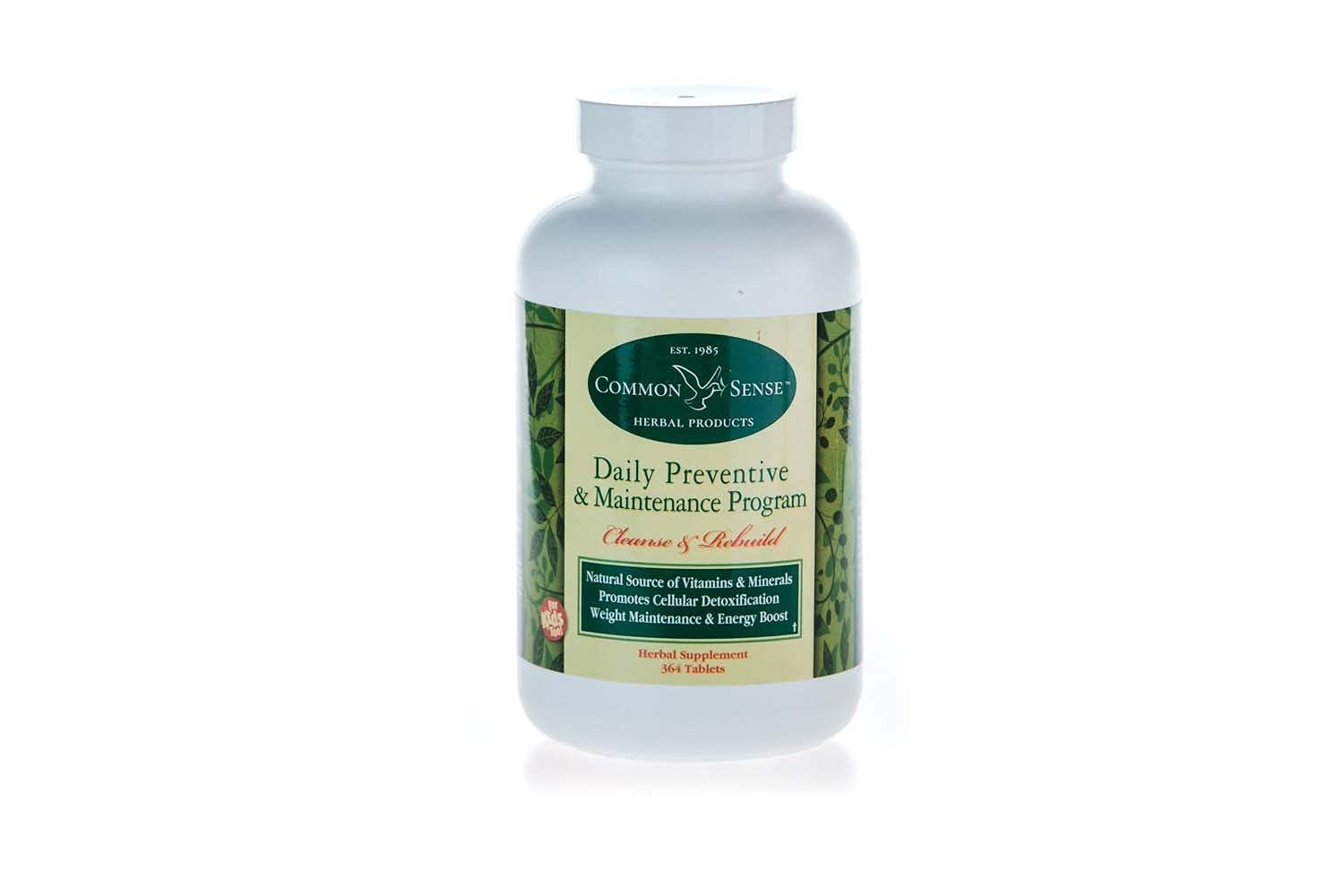 Common Sense Herbal Daily Cleanse & Rebuild Program - 180 Tablets | Buy ...